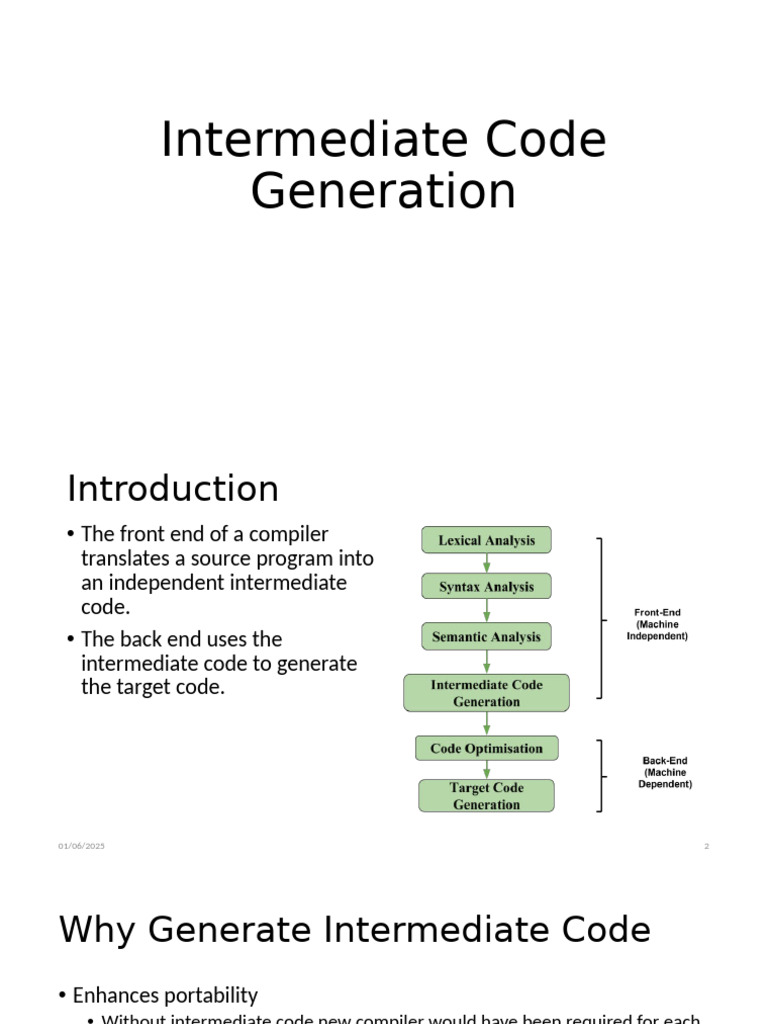 4_Intermediate Code Generation | PDF | Compiler | Computer Programming