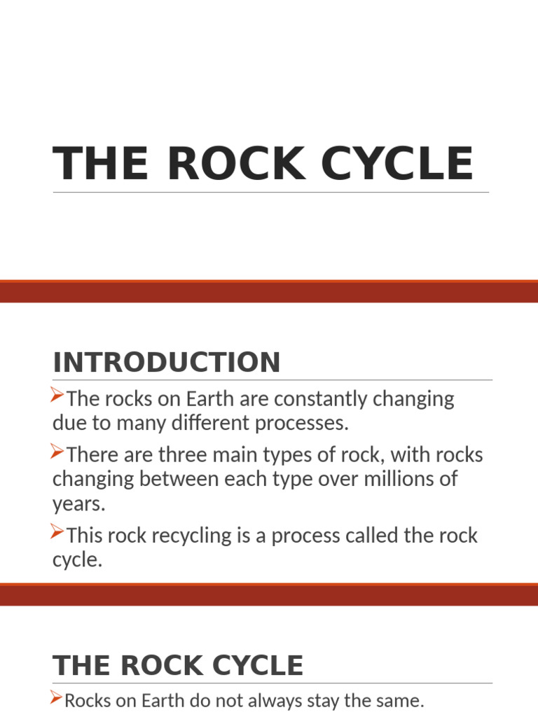 THE ROCK CYCLE | PDF