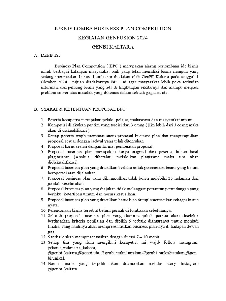 Juknis & Booklet BPC | PDF