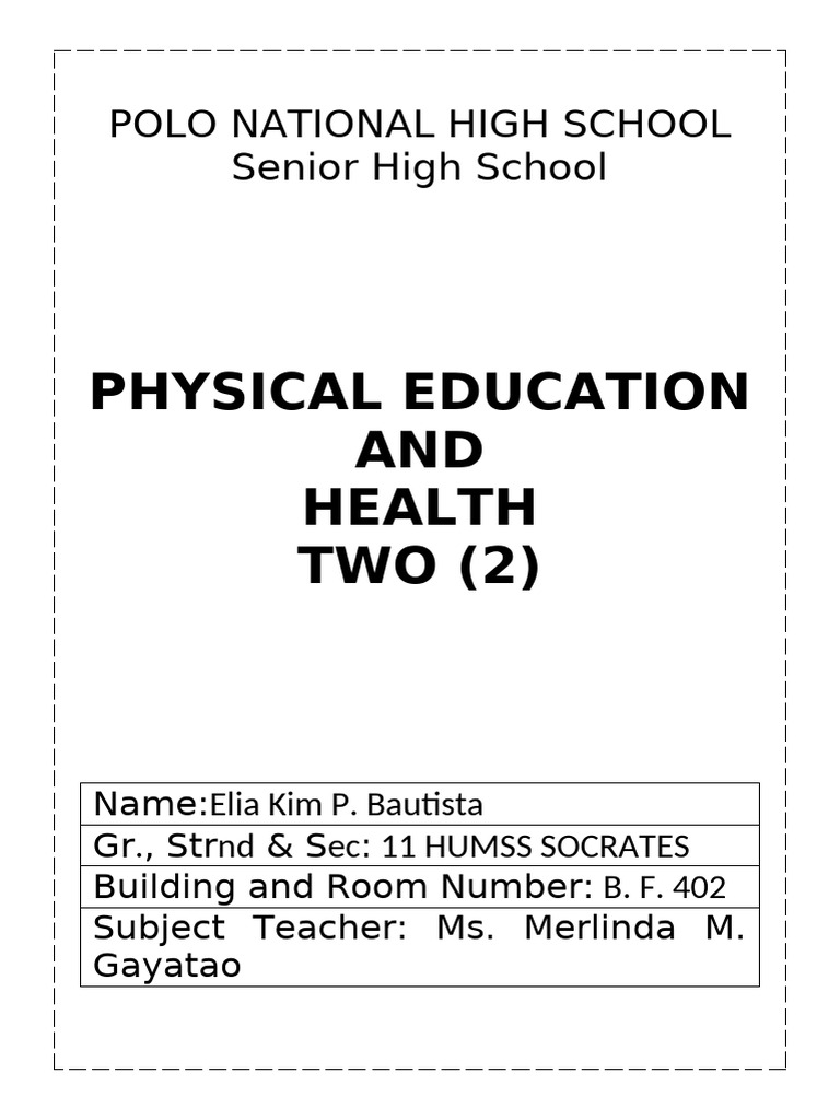 Cover Page and Lecture and Activity 2.3.1 | PDF | Stress (Biology ...