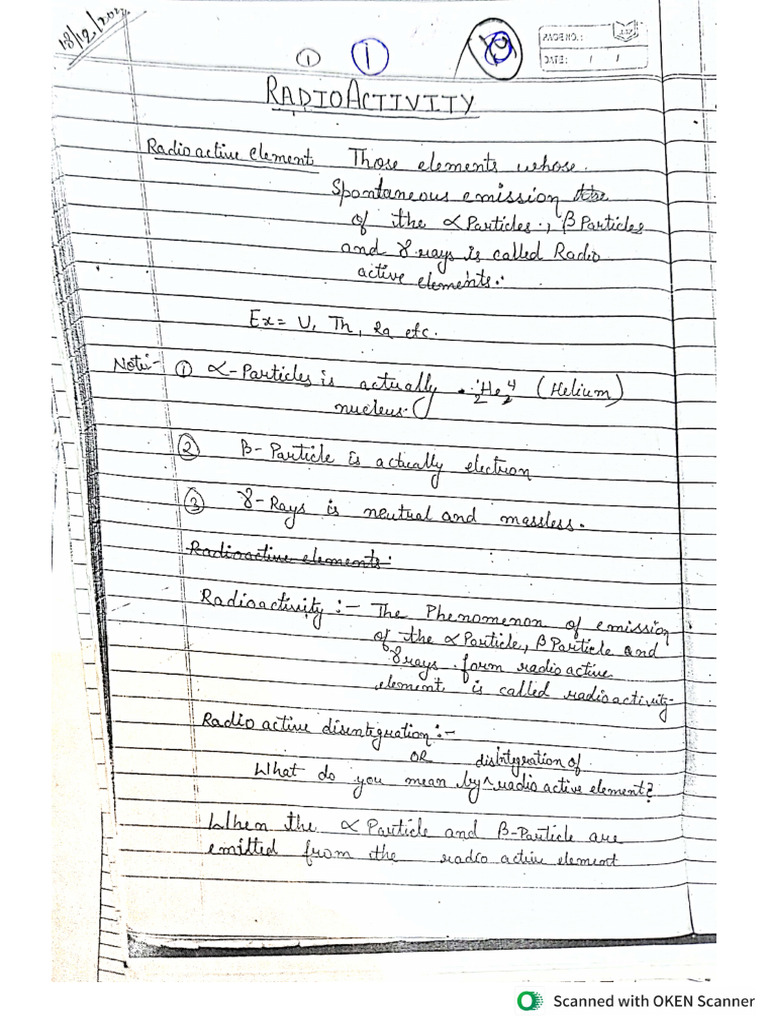 Radioactivity and Rutherford Model English Physics by Gopal Sir | PDF