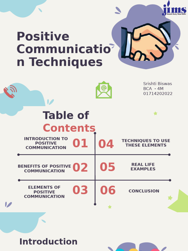 Positive Communication Techniques | PDF | Communication | Empathy