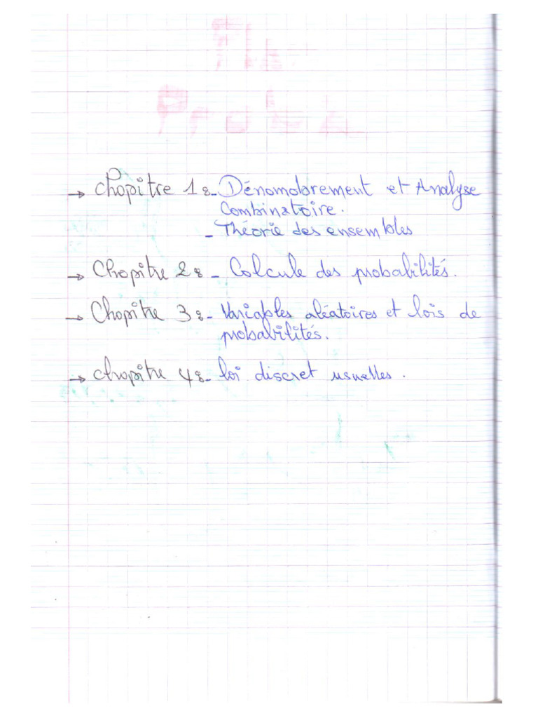 Probabilité s2 | PDF