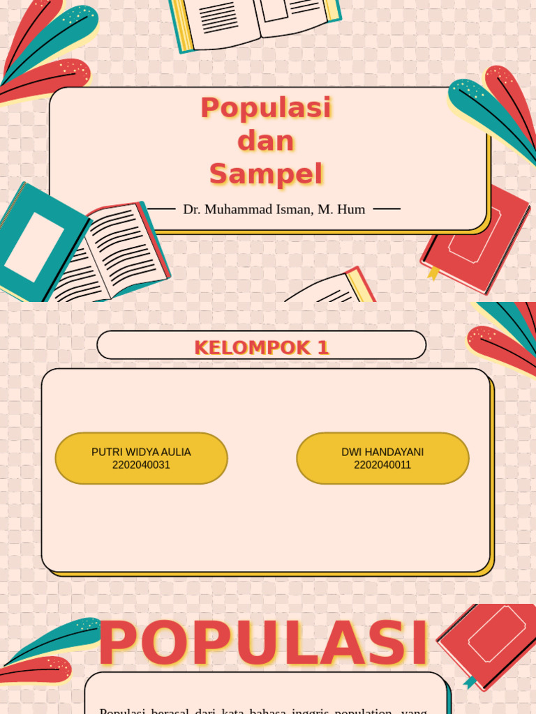 Populasi Dan Sampel | PDF