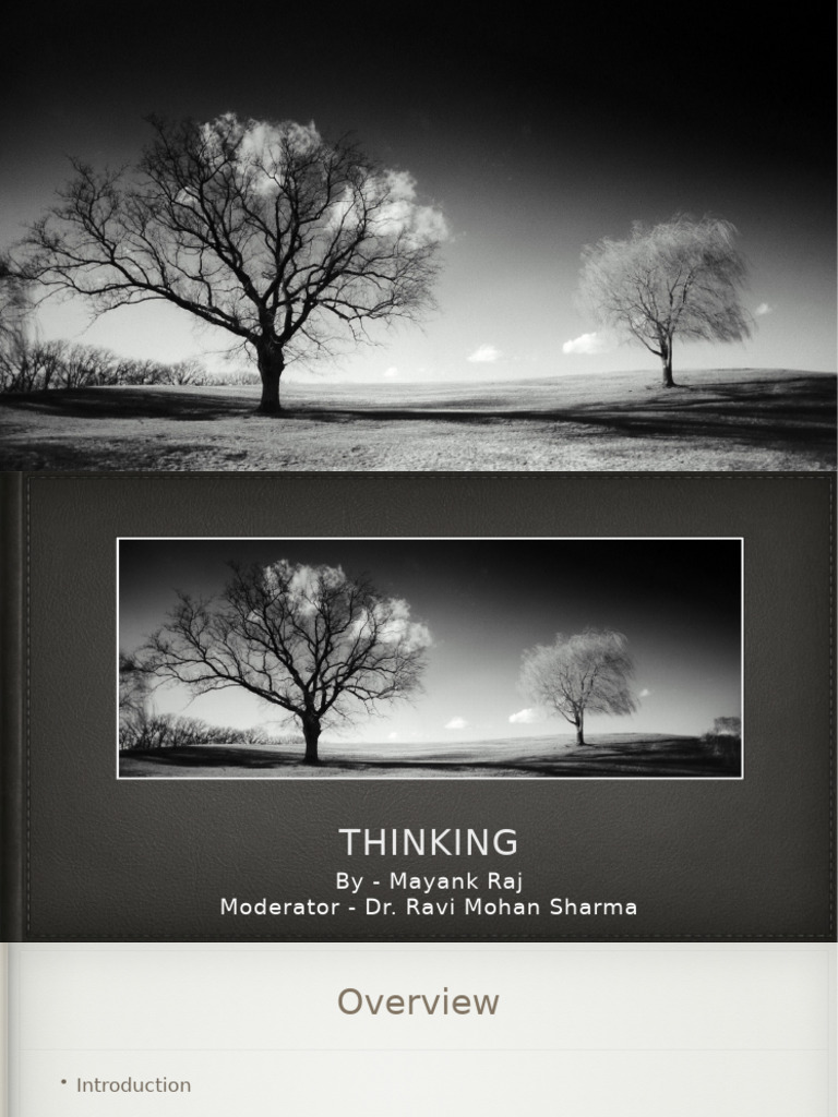 Thinking | PDF | Thought | Cerebral Cortex