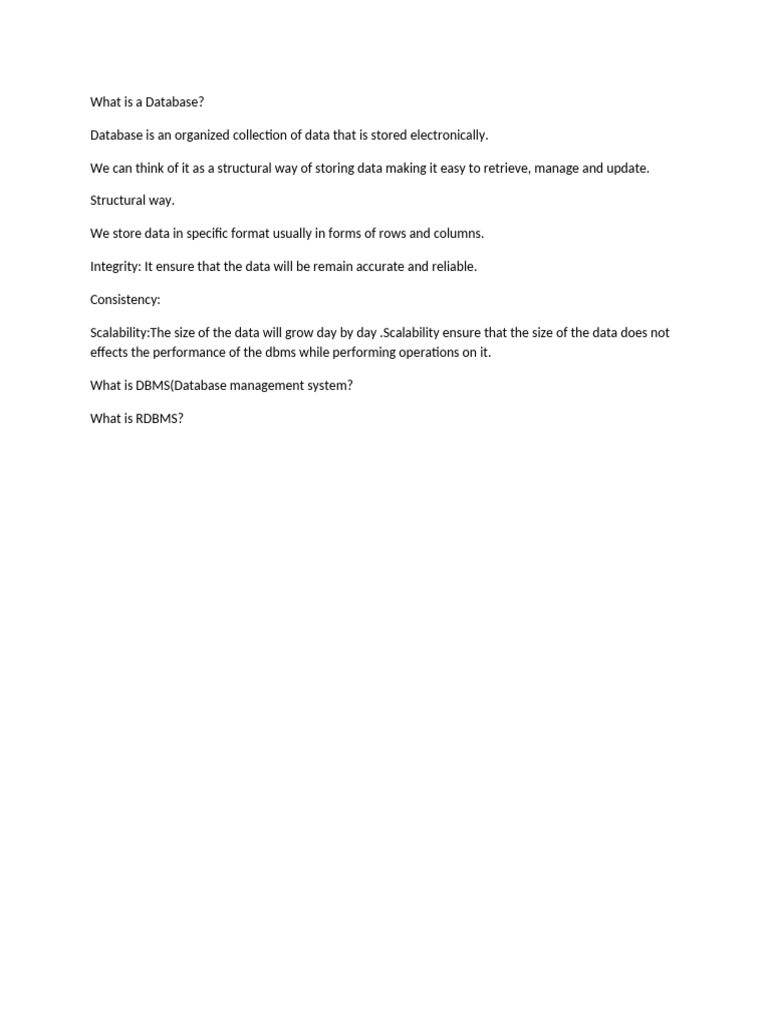 What Is A Database | PDF