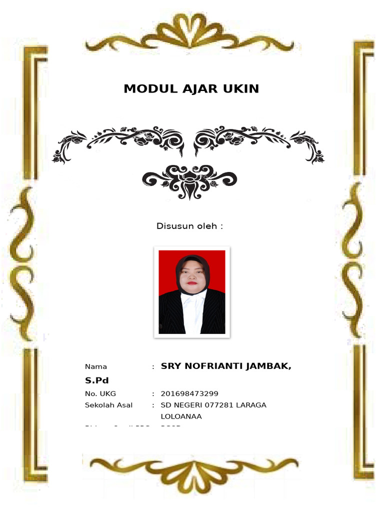 Modul Ajar UKIN SRY | PDF