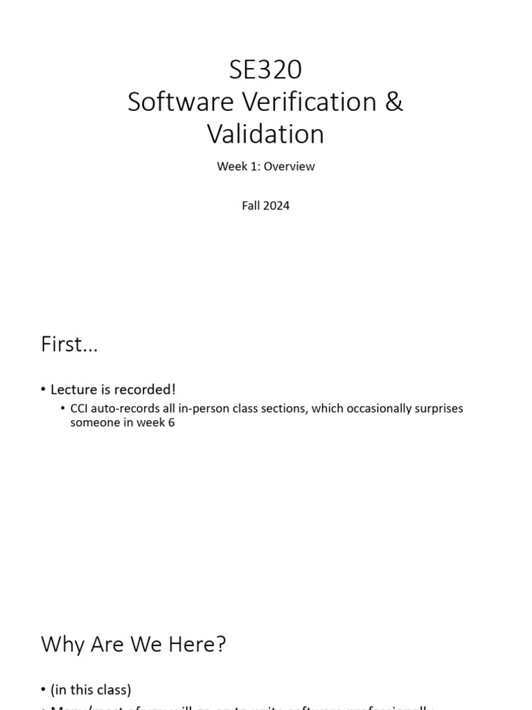 01_intro | PDF | Software Testing | Unit Testing 01_intro | PDF | Software Testing | Unit Testing