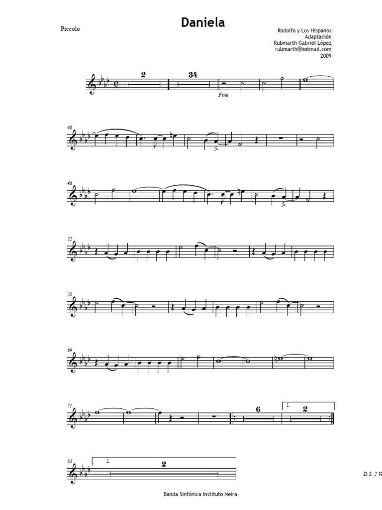 DANIELA piccolo | PDF