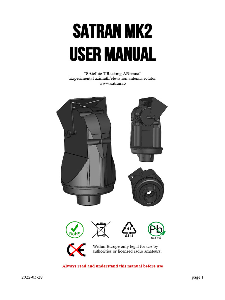 Satran Mk2 Manual | PDF | Electrical Engineering | Electronics