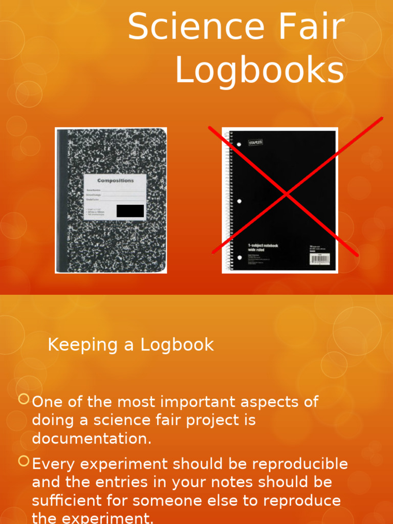 Logbooks PPT | PDF | Scientific Method | Methodology