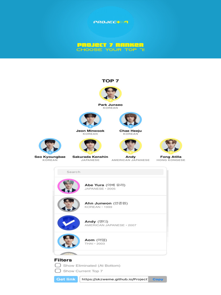 Project 7 Ranker | PDF