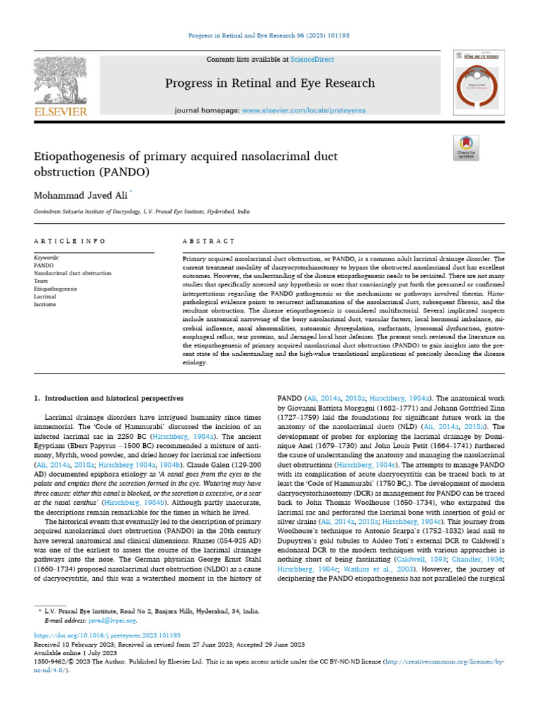 Pando | PDF | Epithelium | Anatomy