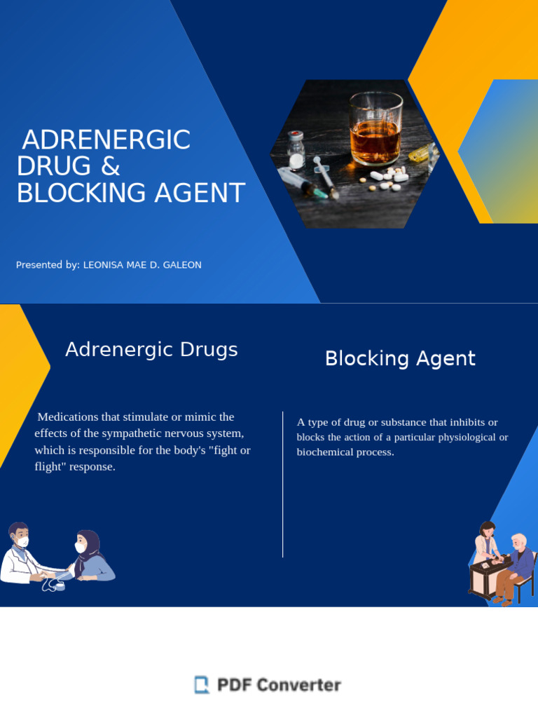 Adrenergic-Drug-Blocking-Agent 20241024 234516 0000-1 | PDF