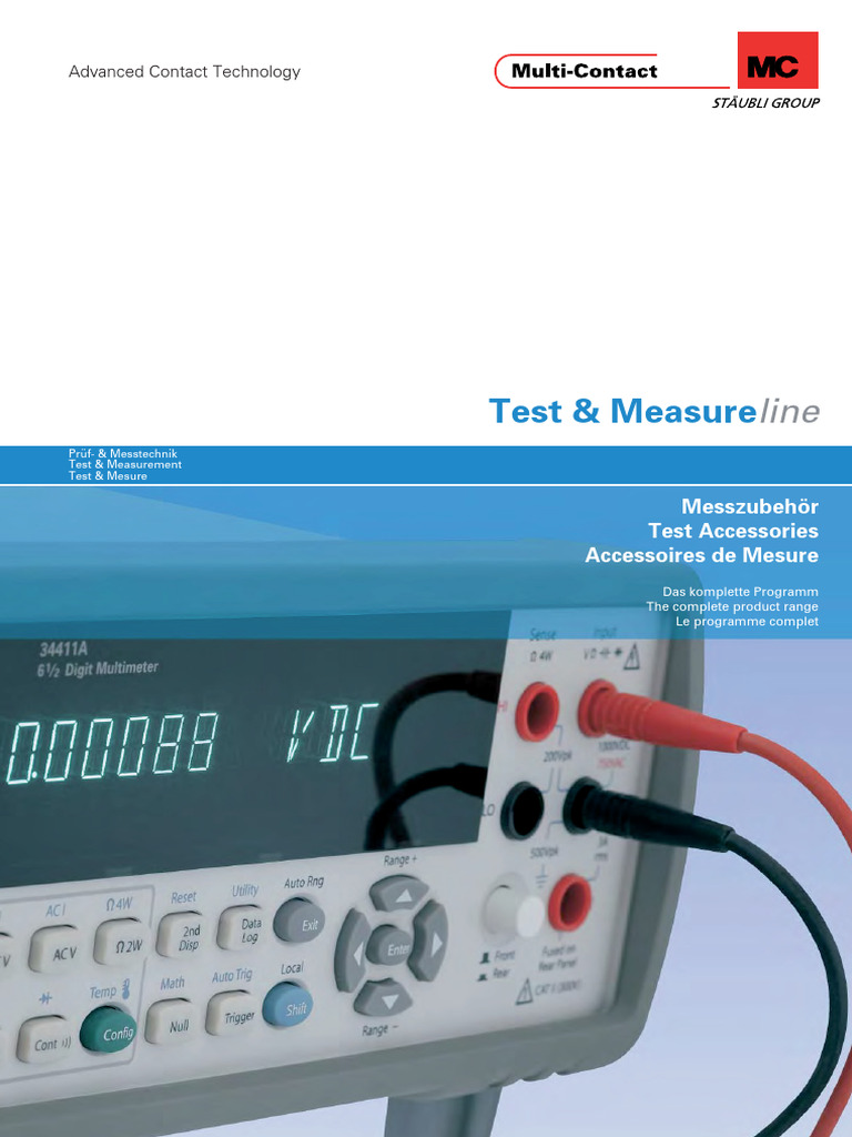 TM Test&Measure (De-En-Fr) Hi | PDF | Génie du bâtiment | Électricité