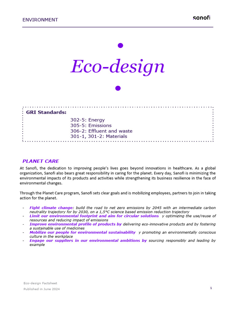 Eco Design 062024 | PDF | Life Cycle Assessment | Packaging And Labeling