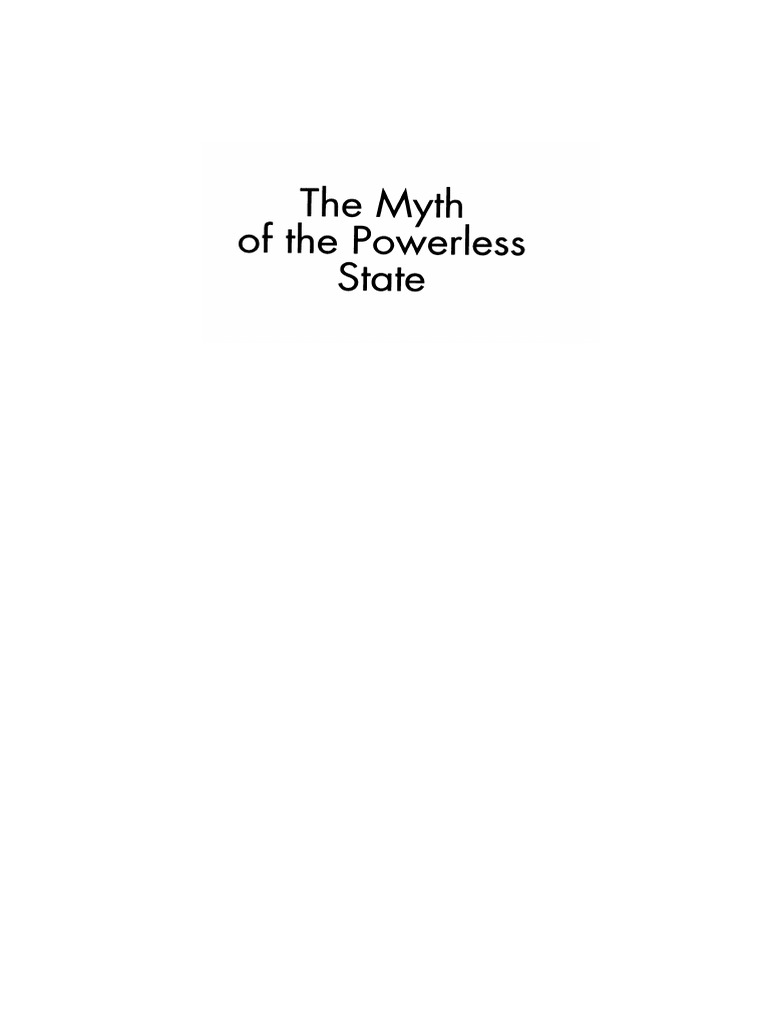 OceanofPDF.com the Myth of the Powerless State - Linda Weiss | PDF ...