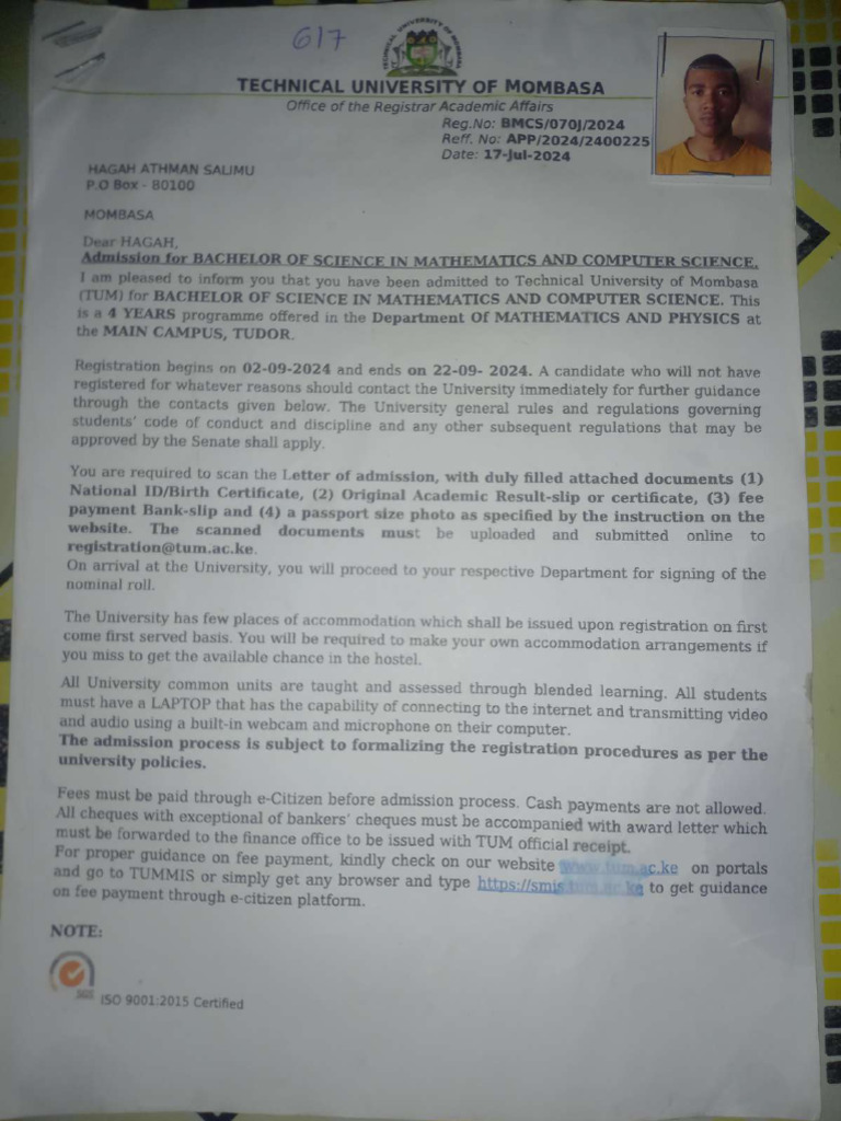 Duly Filled Admission Form - Compressed | PDF