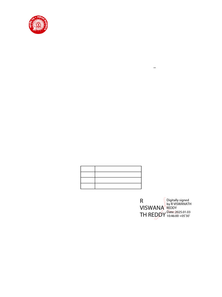 Letter To SrDEE TRD For IOL Shifting | PDF | Rail Transport | Rail ...