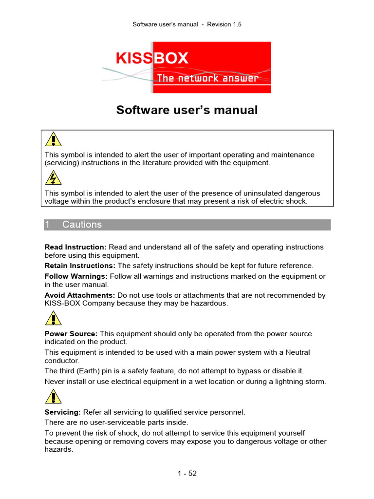KB Software-Users-Manual V1.5 UK | PDF | Port (Computer Networking ...