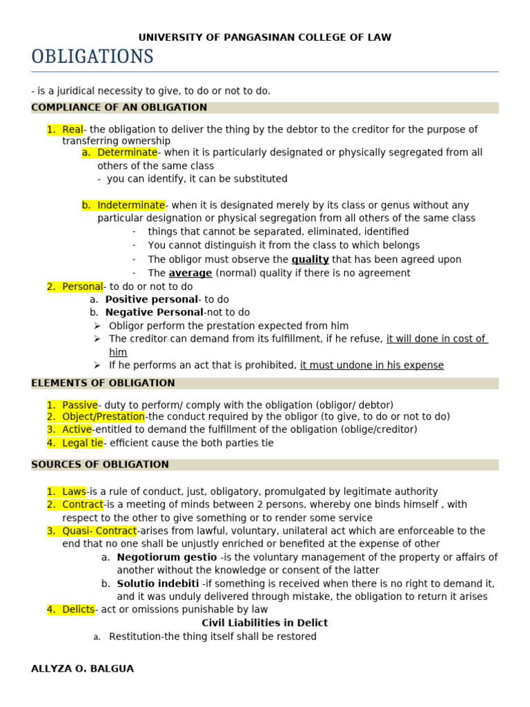 Obl Icon | PDF | Law Of Obligations | Legal Liability