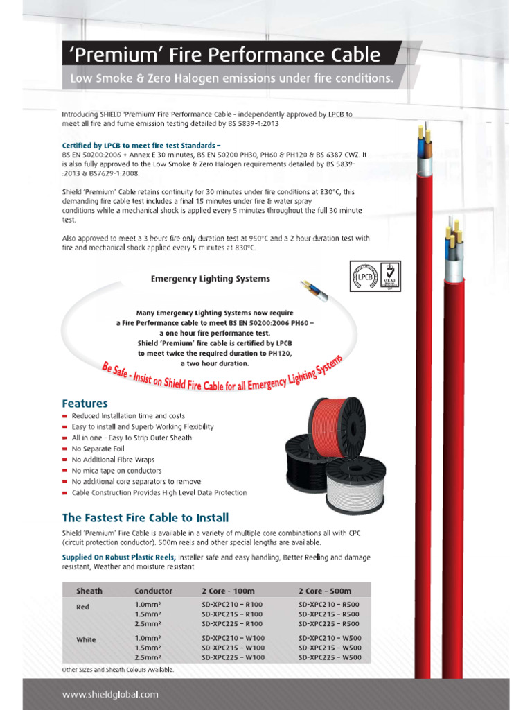 13 - Shield Cable Catalog With Certificate | PDF