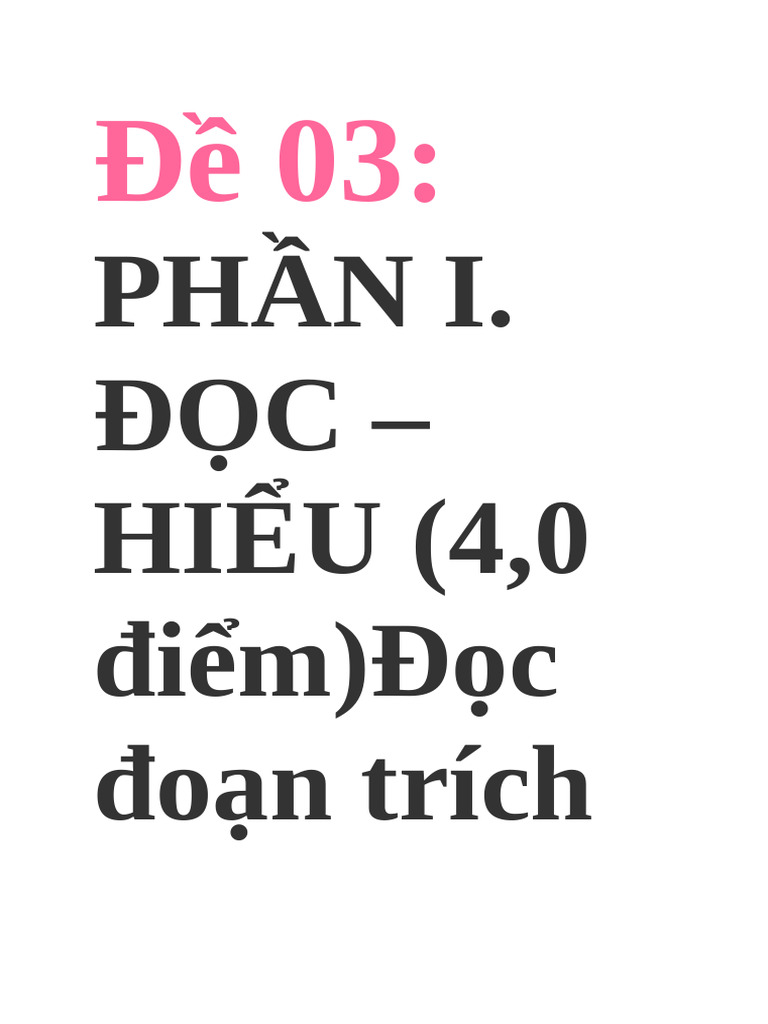 Đề 031 | PDF