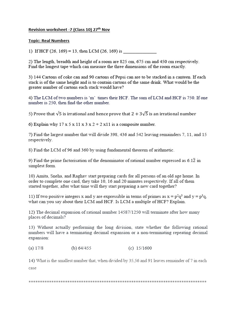 Decimal Expansion and Rational Numbers | PDF | Numbers | Decimal