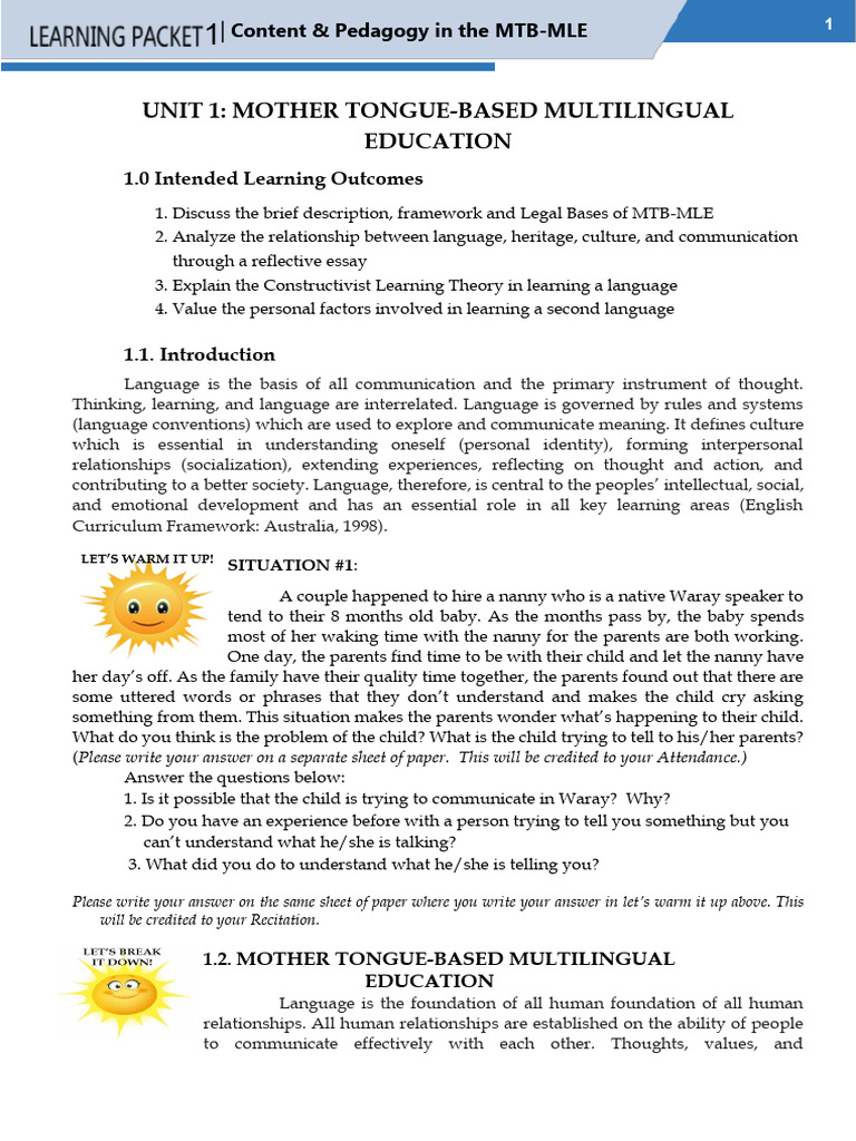 ECED-13.LP-1.REVISED.QUENGA.for-students | PDF | Second Language Acquisition | Constructivism ...