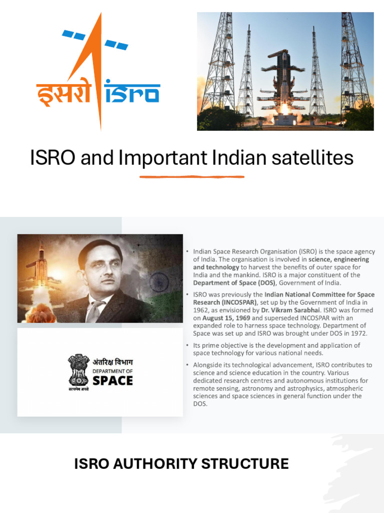 ISRO's Key Indian Satellites Overview | PDF | Satellite | Launch Vehicle