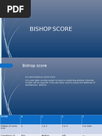 Bishop Score: Cervical Assessment Guide | PDF