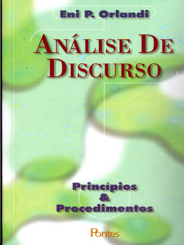 Análise de Discurso: Sujeito e Ideologia | PDF | Linguagem natural | Discurso