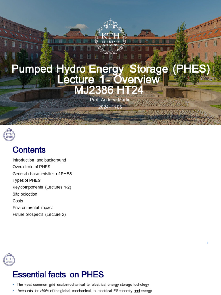 MJ2386 HT24 Pumped Hydro (Andrew Martin) | PDF | Hydroelectricity ...