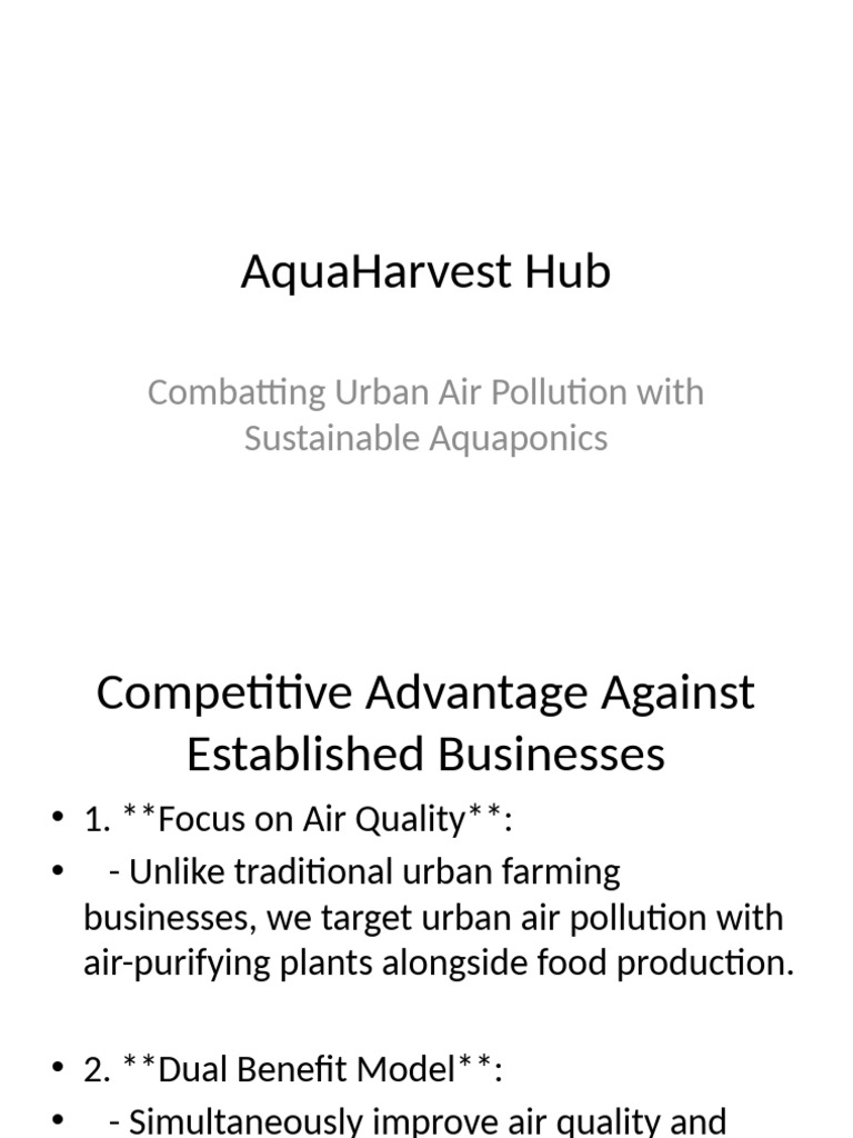 AquaHarvest Hub Exclusions Updated | PDF