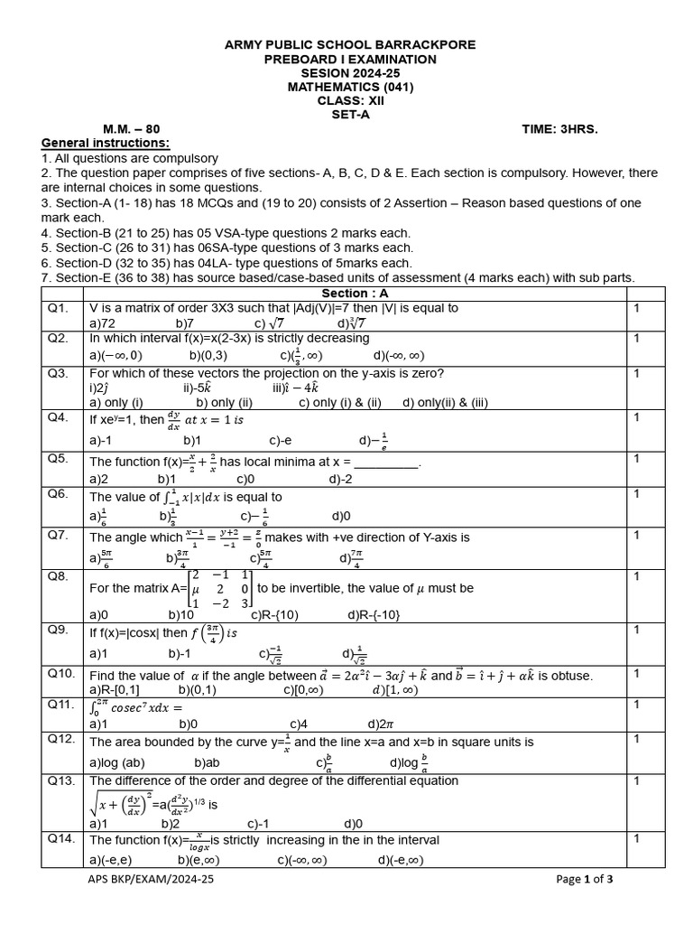 12 Mathematics | PDF | Area | Function (Mathematics)