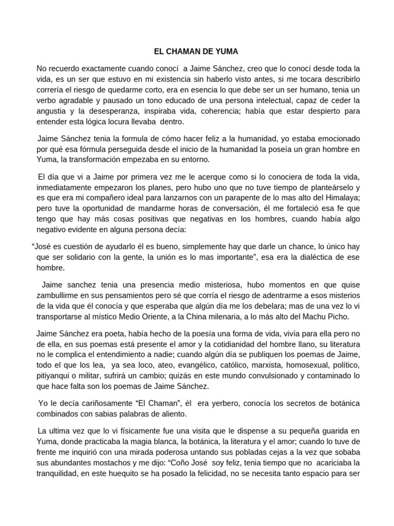 El Chaman de Yuma | PDF | Amor