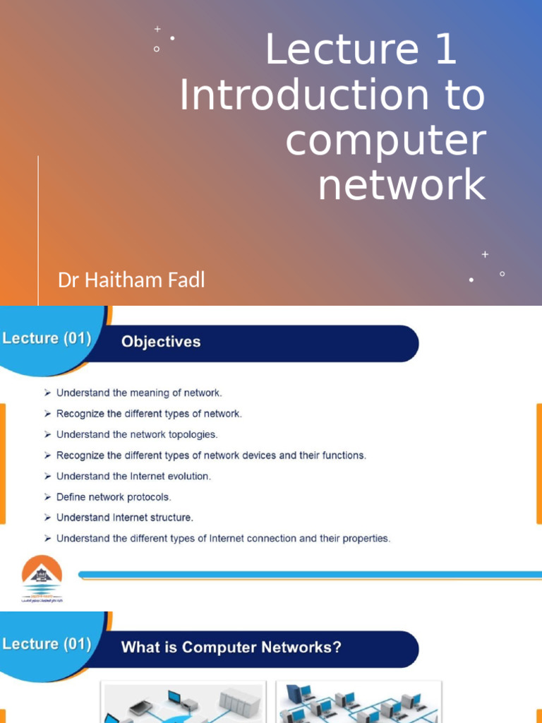 Lec01 - Introduction To Computer Networks - EP | PDF