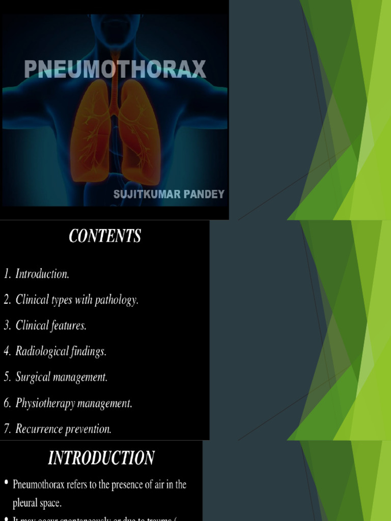 Pneumothorax | PDF