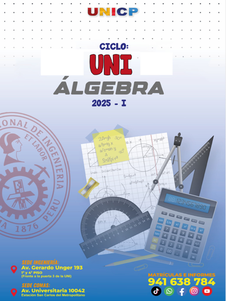 Repaso Virtual UNI Miscelánea 2 | PDF | Ecuaciones | Función (Matemáticas)