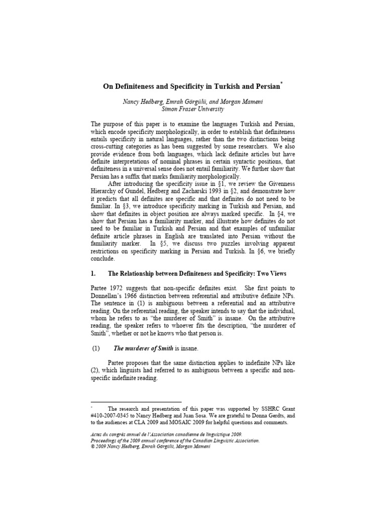 Hedberg Gorgulu Mameni 2009 | PDF | Adjective | Noun