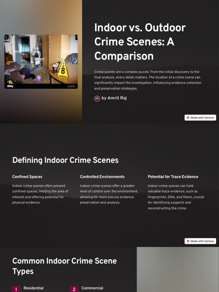 Indoor-vs-Outdoor-Crime-Scenes-A-Comparison | PDF | Crime Scene ...