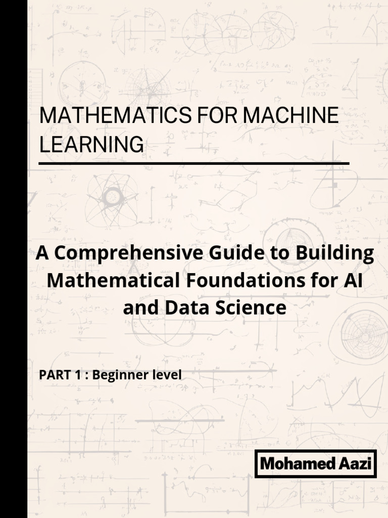 Mathematics For Machine Learning | PDF | Variance | Probability ...
