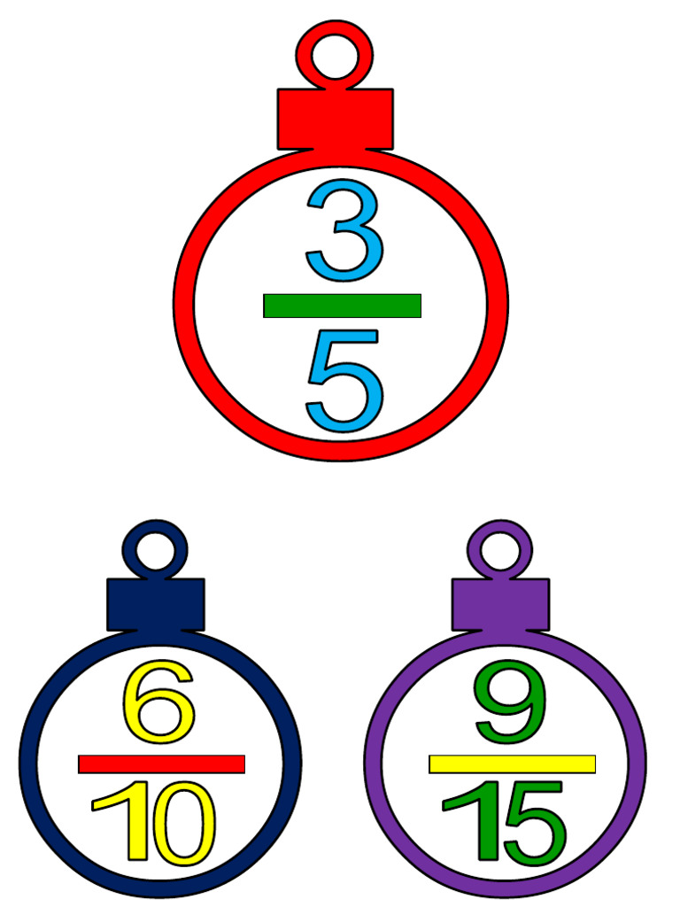 Create Hanging Fractions Display | PDF