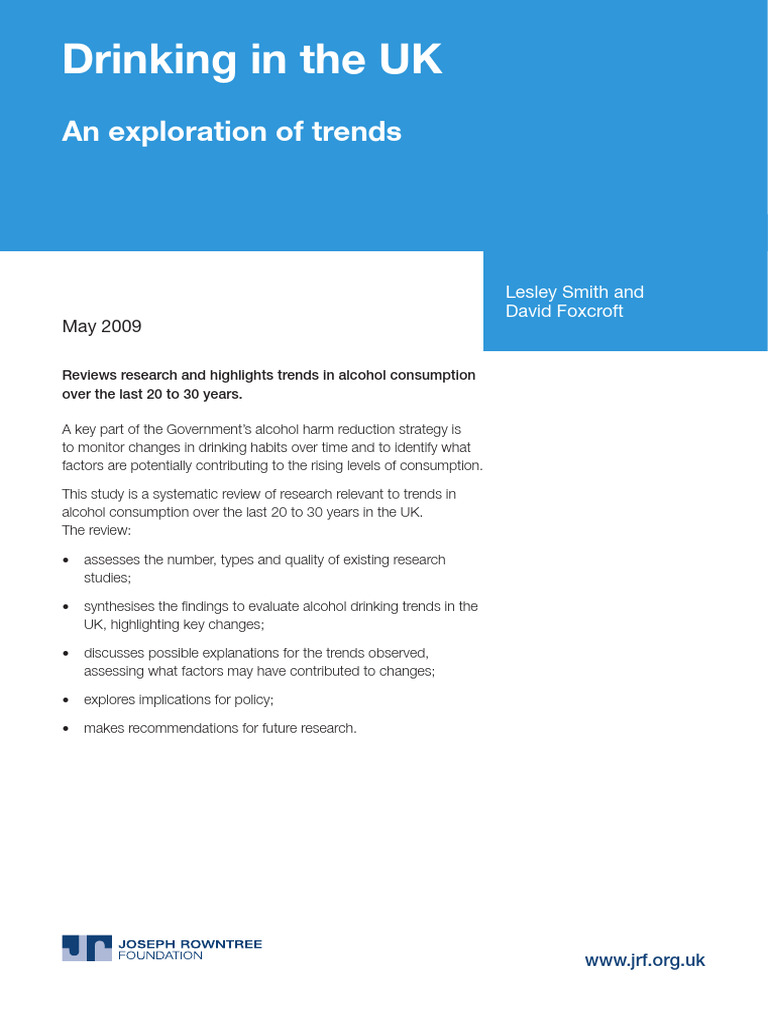 UK Alcohol Trends FULL | PDF | Alcoholism | Alcoholic Beverages