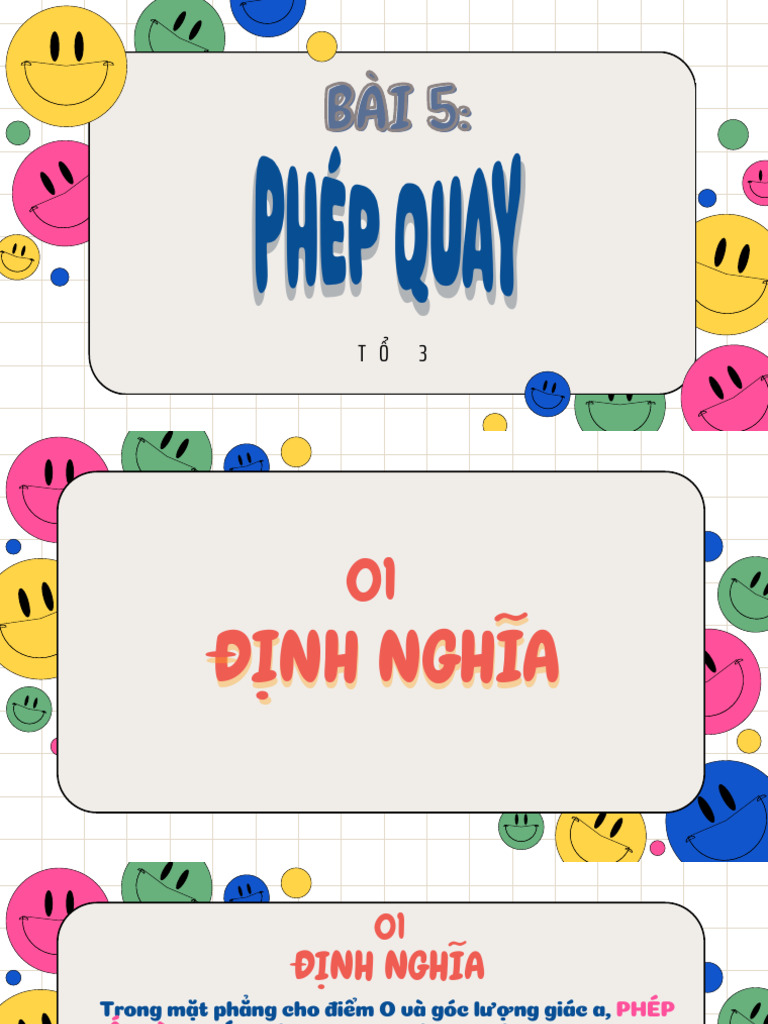 Tổ 3 - Phép Quay PDF | PDF