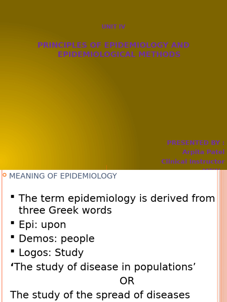 disease cycle ppt | PDF | Preventive Healthcare | Epidemiology