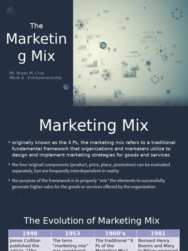 Lesson 8 The Marketing Mix | PDF | Pricing | Marketing