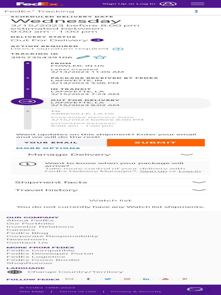 Detailed Tracking | PDF