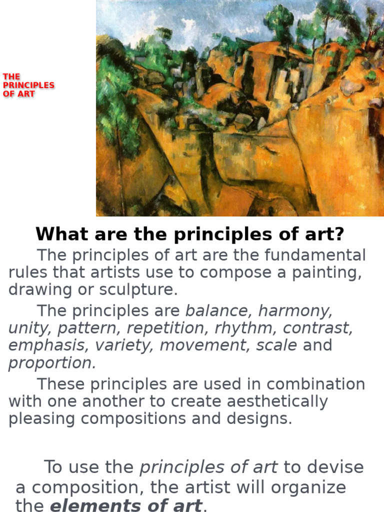 Principles of Art Composition Explained | PDF | Composition (Visual ...