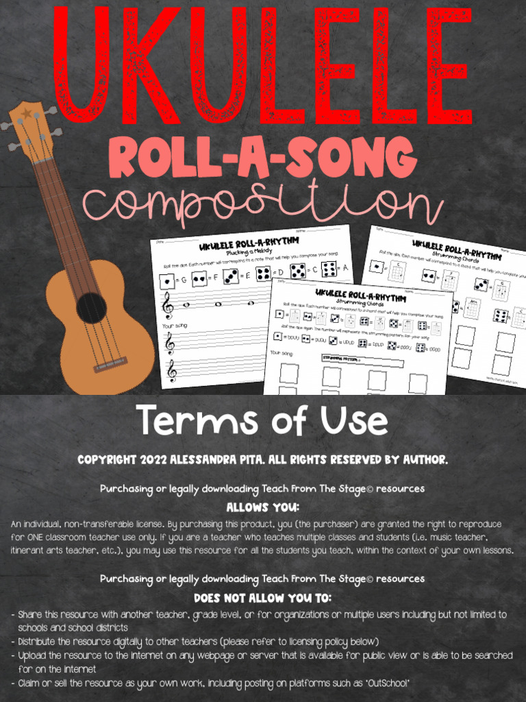 Roll-A-Song: Composition | PDF | Teachers